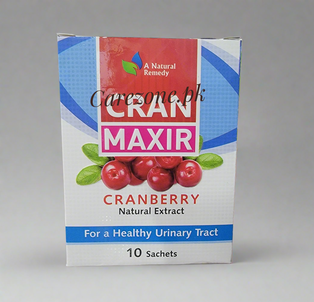 Cran Maxir Sachet – Cranberry Extract 200mg + Vitamin C 100mg | Pack o – Carezone.pk(One-stop ...