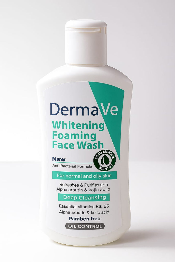 Derma Ve Moisturizing Wash- Dermave Whitening Foaming Facewash ...