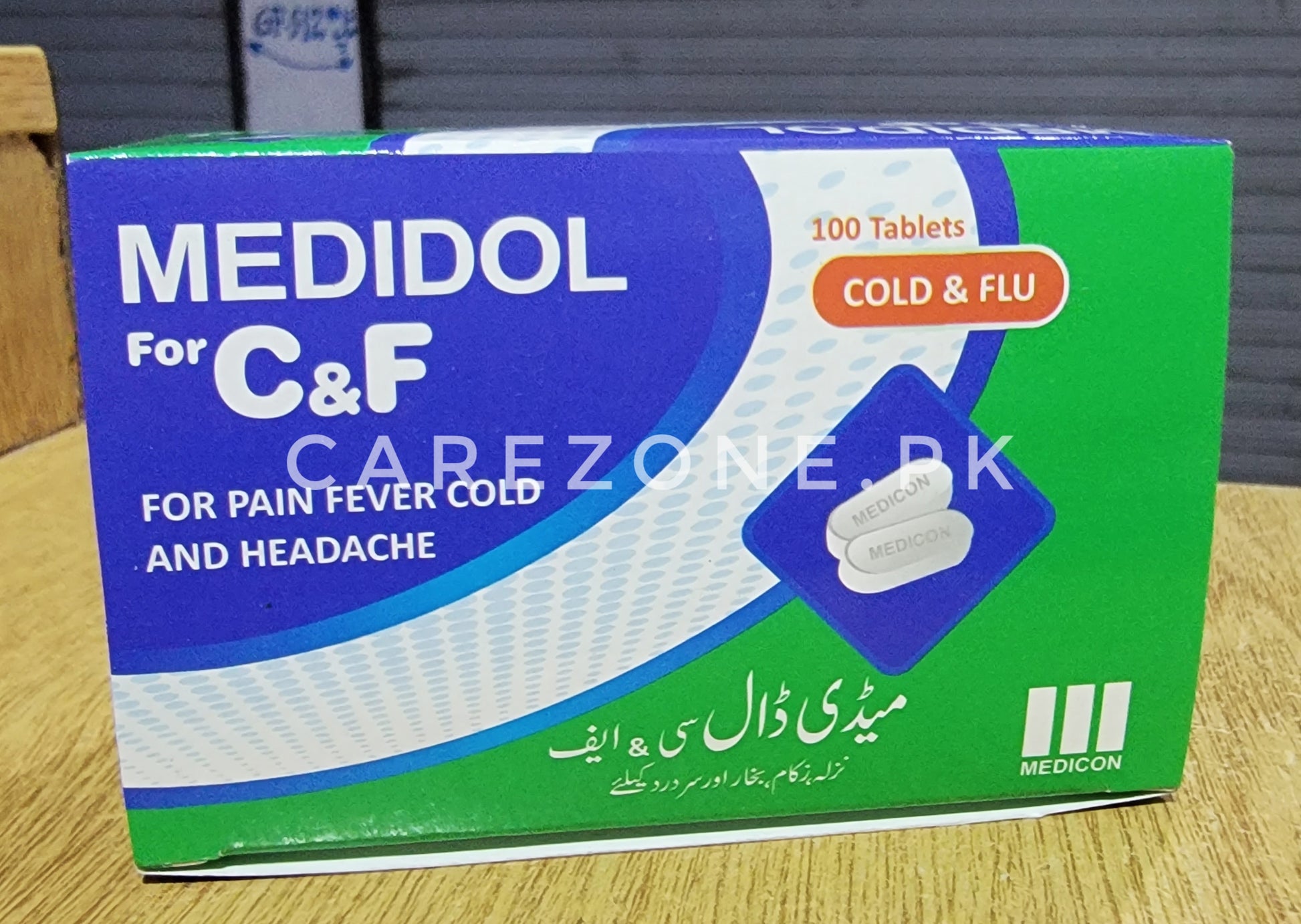 Medidol CF Tablets| Cold & Flu Relief | 100 Tablets – Carezone.pk(One ...