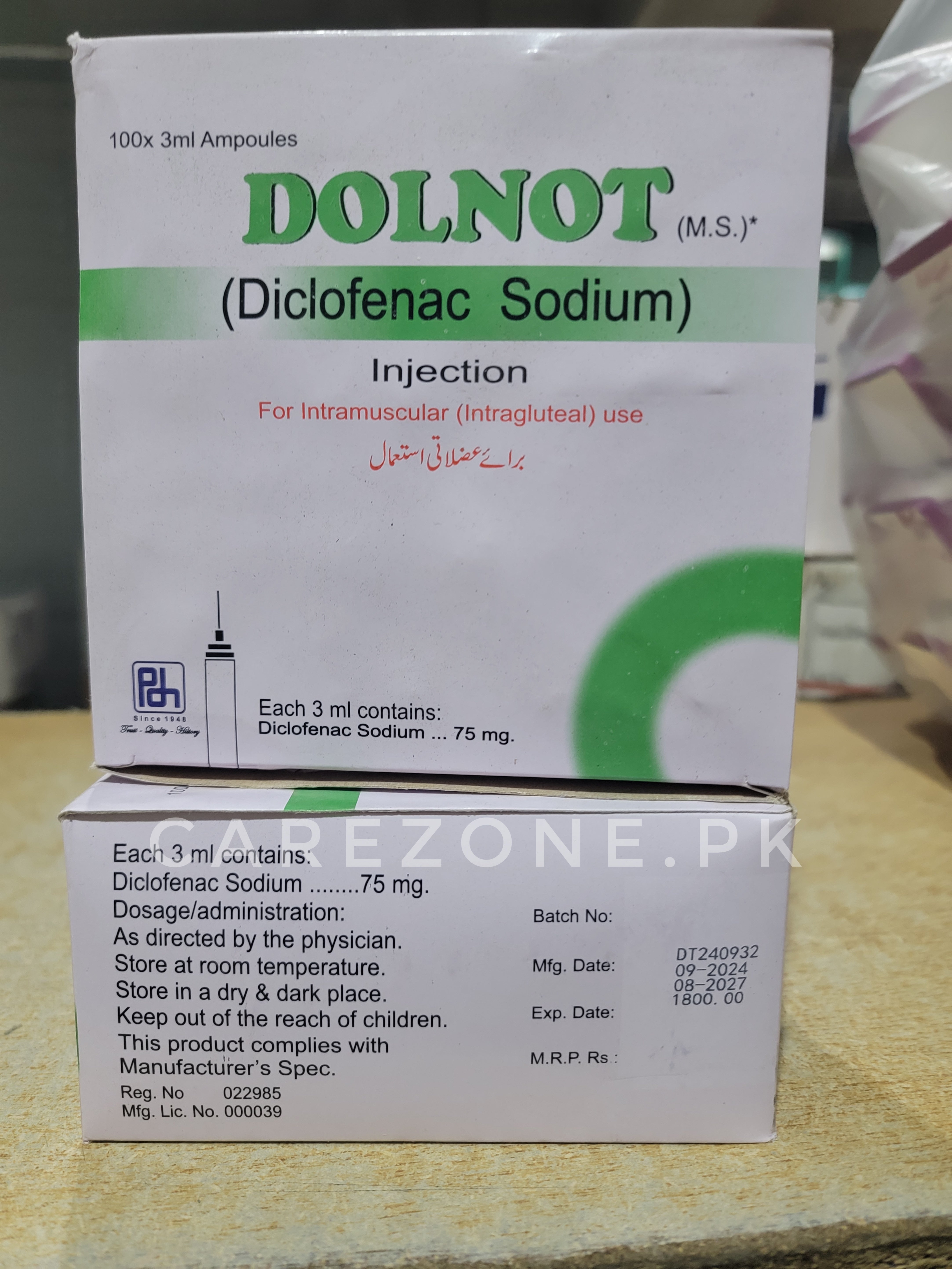 Dolnot injection – Carezone.pk(One-stop wholesale medicine solution)