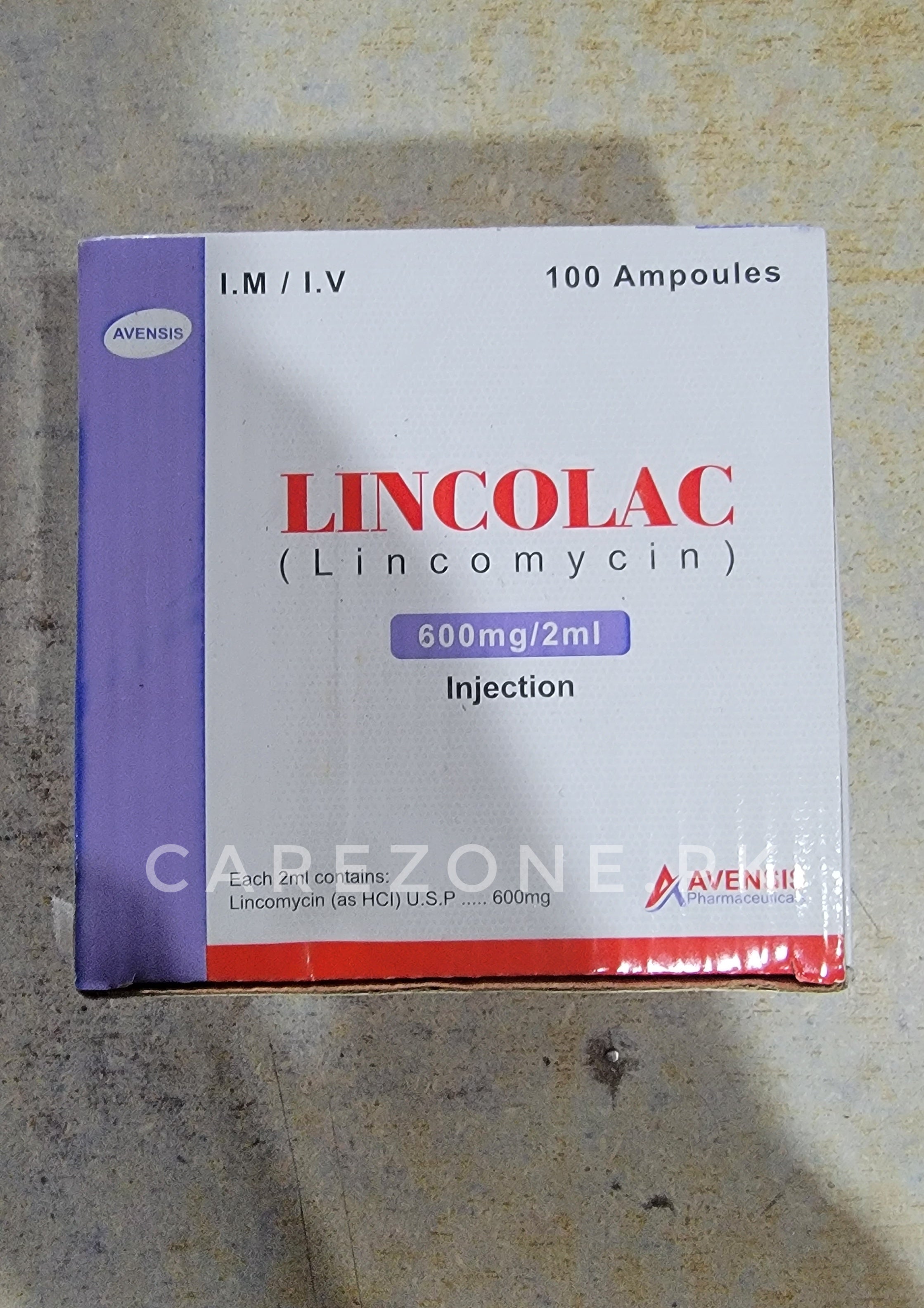 Lincolac 100's injection Lincomycin 600mg – Carezone.pk