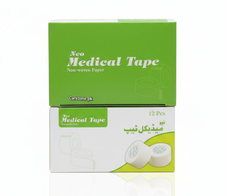 Neo Medical Tape – Non-Woven Paper - 12 Pcs (Skin-Friendly Surgical Ta ...