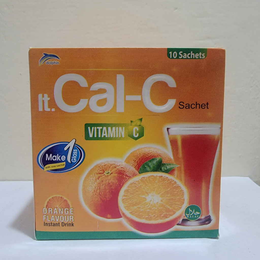 Cal-C Sachet – Calcium Carbonate 200mg + Vitamin C 20mg | 10 Sachets ...