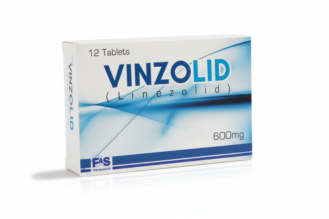 Vinzolid 600mg Tablets (Linezolid) – 12 Tablets | Broad-Spectrum Antib ...
