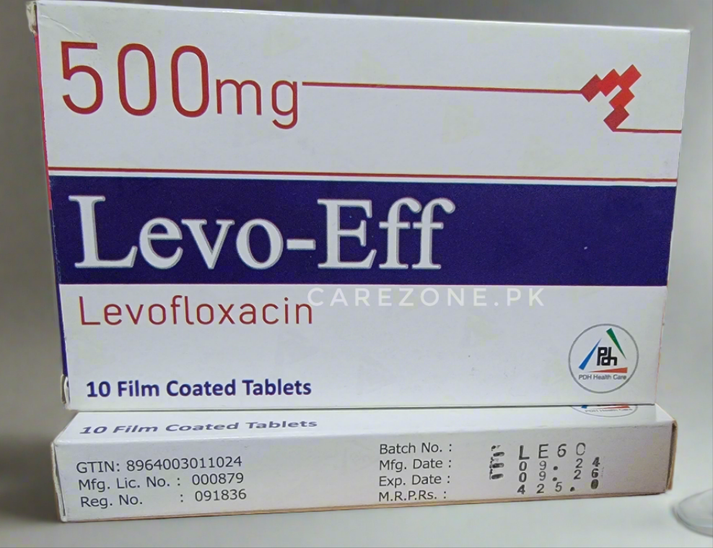 Levo-Eff 500mg capsule (Levofloxacin) – Carezone.pk(One-stop wholesale ...