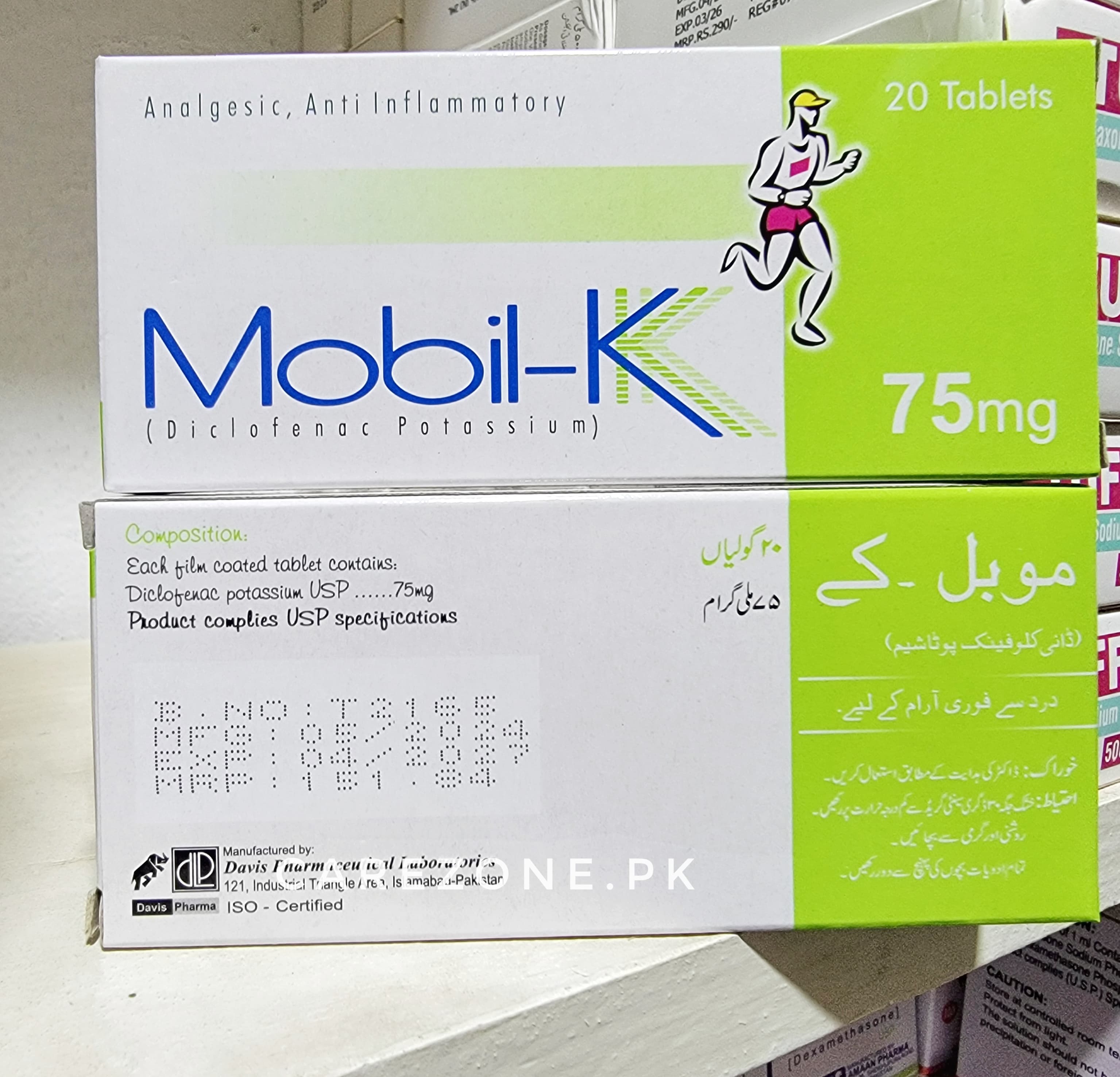 Mobil-k 75mg tablet – Carezone.pk(One-stop wholesale medicine solution)