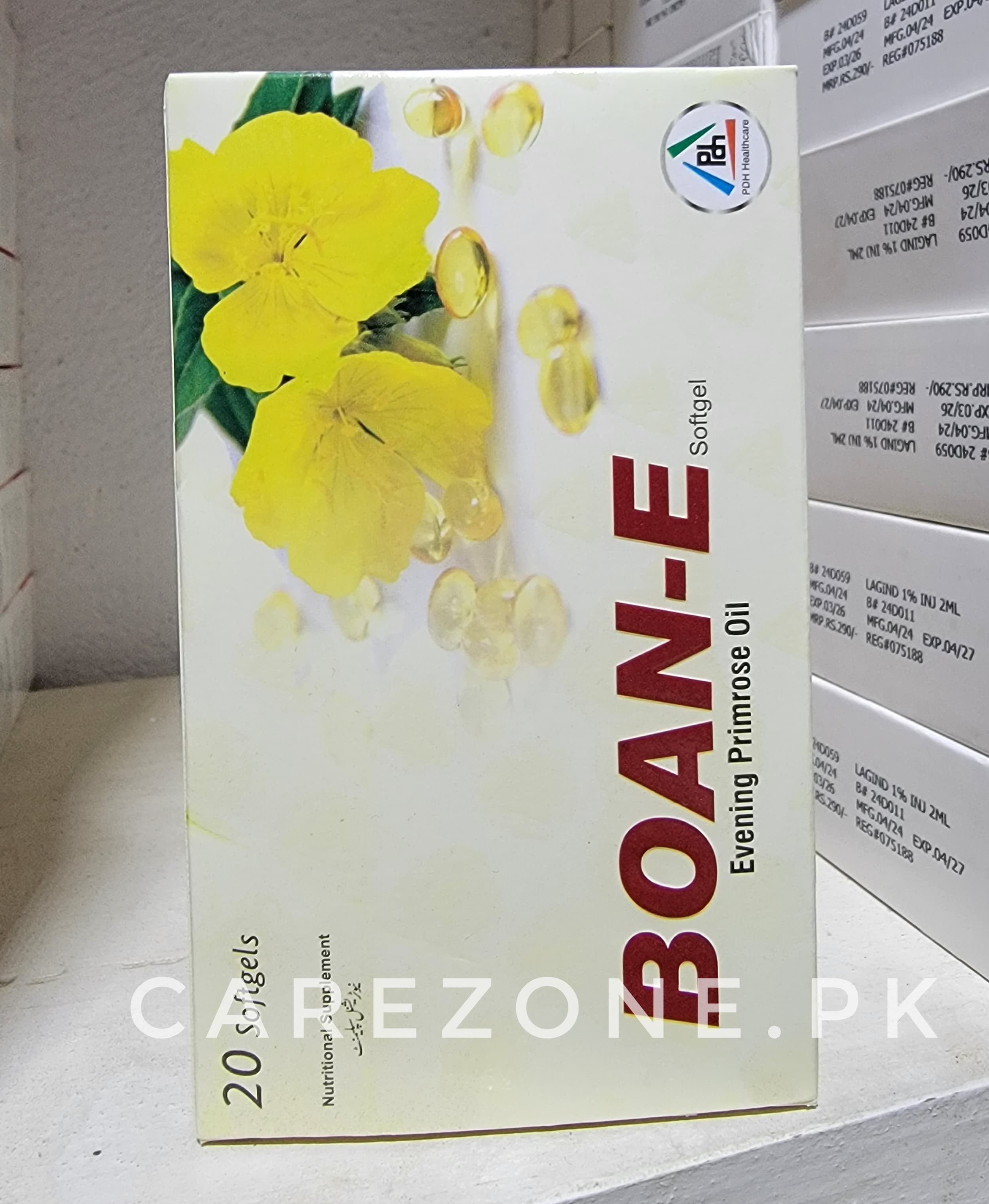 Boan e softgel capsule Evening Primrose Oil – Carezone.pk(One-stop ...