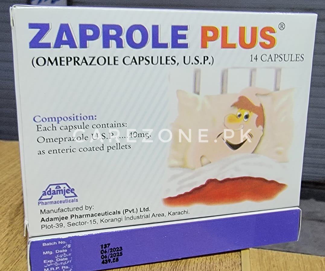 Zaprole plus capsules (Omeprazole) – Carezone.pk(One-stop wholesale ...