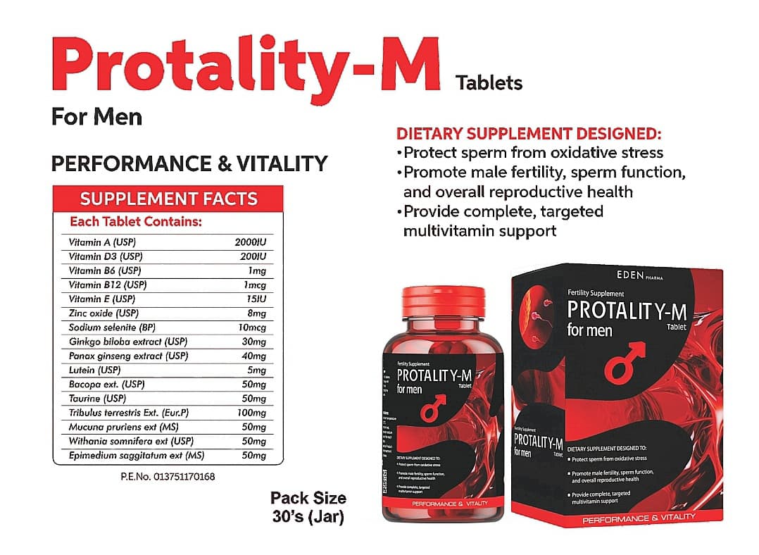 Protality-M Tablets for Men –Protality-M Price in Pakistan – Carezone ...