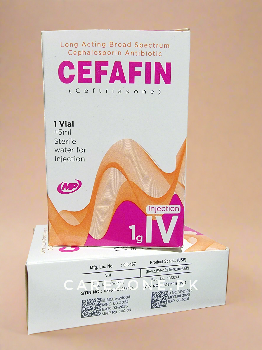 Cefafin 1g I.V injection (Ceftriaxone sodium) – Carezone.pk