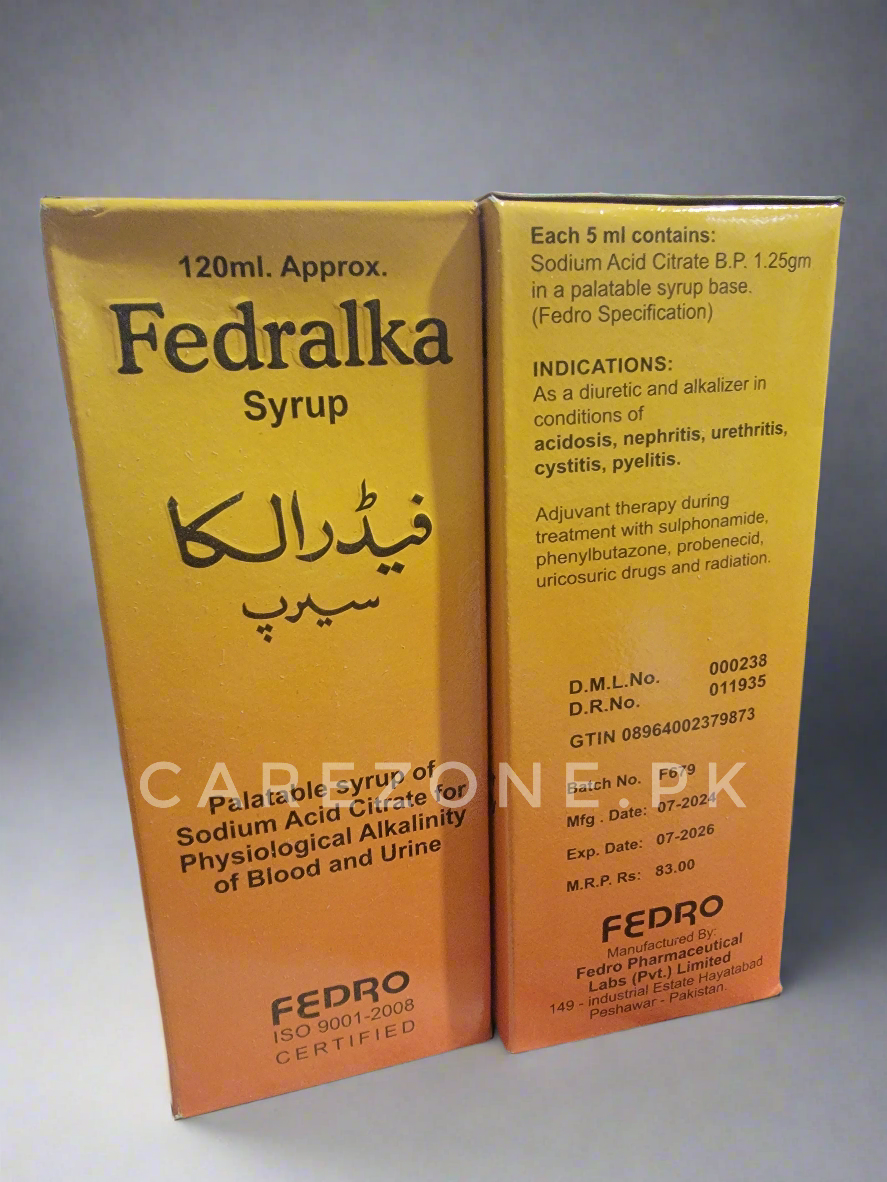 Fedralka syrup – Carezone.pk(One-stop wholesale medicine solution)