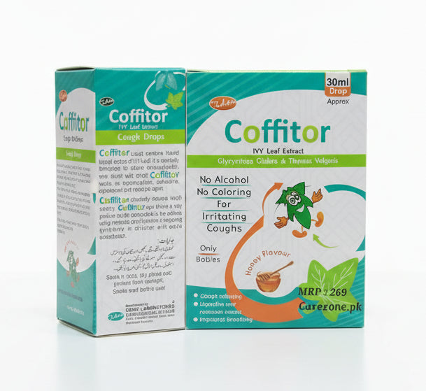 Coffitor Drops 30ml – Herbal Cough Relief | Glycyrrhiza Glabra & Thymu ...
